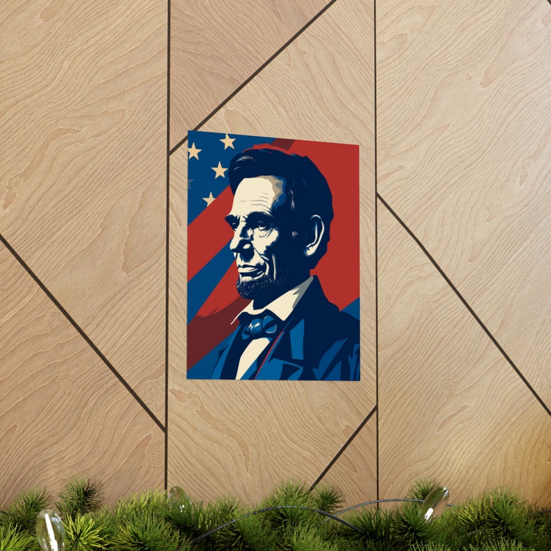 Abraham Lincoln Poster, Campaign Poster, Abraham Lincoln Art, Wall Art ...