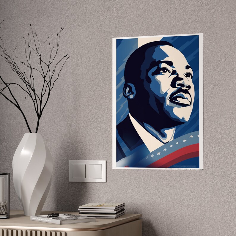 Martin Luther King Print - MLK Poster, Civil Rights Print, America ...
