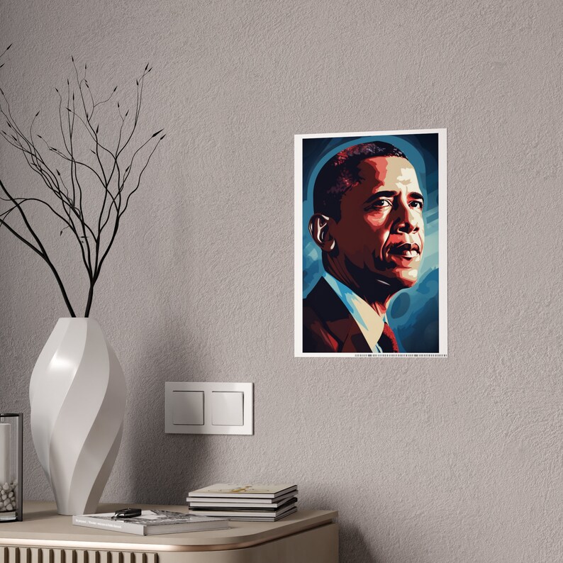 Barack Obama Poster - Obama Art, President Art, Wedding Gift, Travel ...