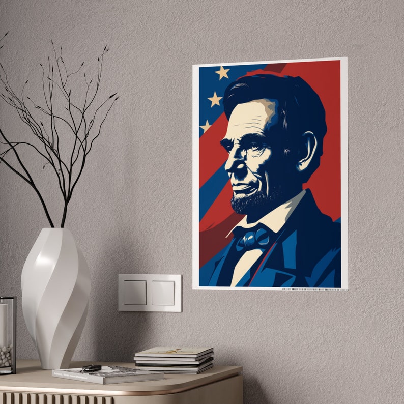 Abraham Lincoln Poster, Campaign Poster, Abraham Lincoln Art, Wall Art ...