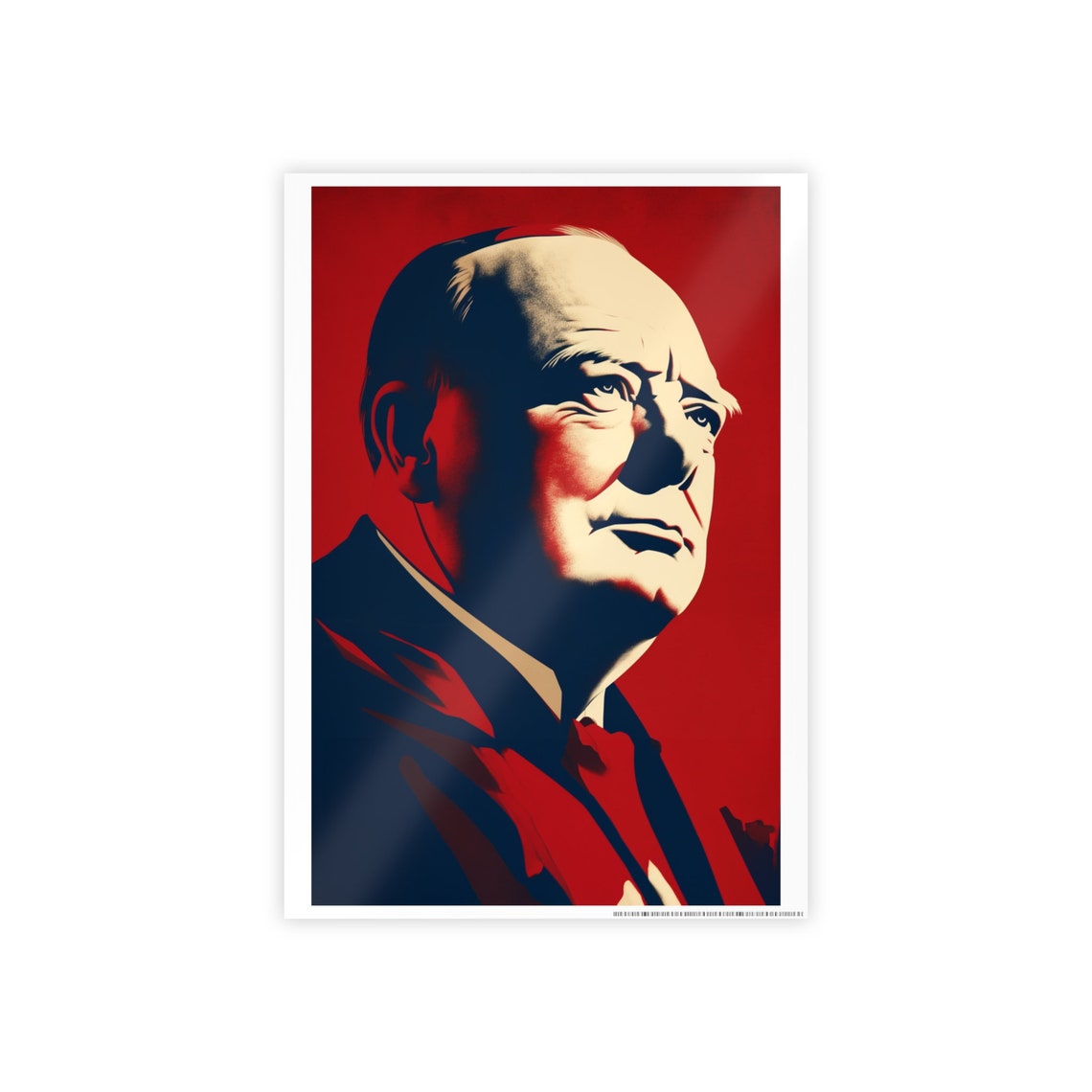 Winston Churchill Poster, Campaign Poster, Churchill Art, Wall Art ...