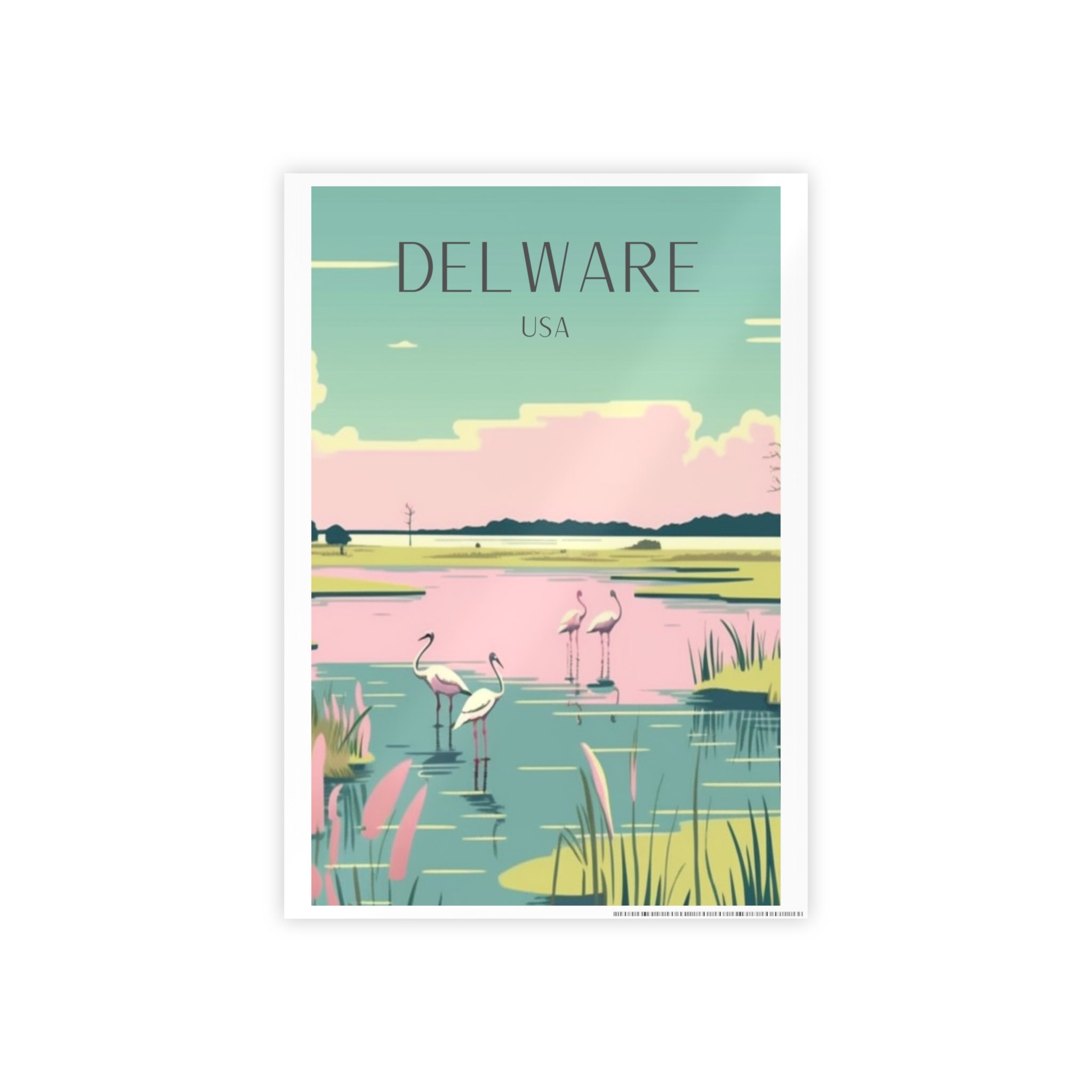 Delaware Poster - Bombay Hook National Wildlife Refuge Wall Art, Home ...