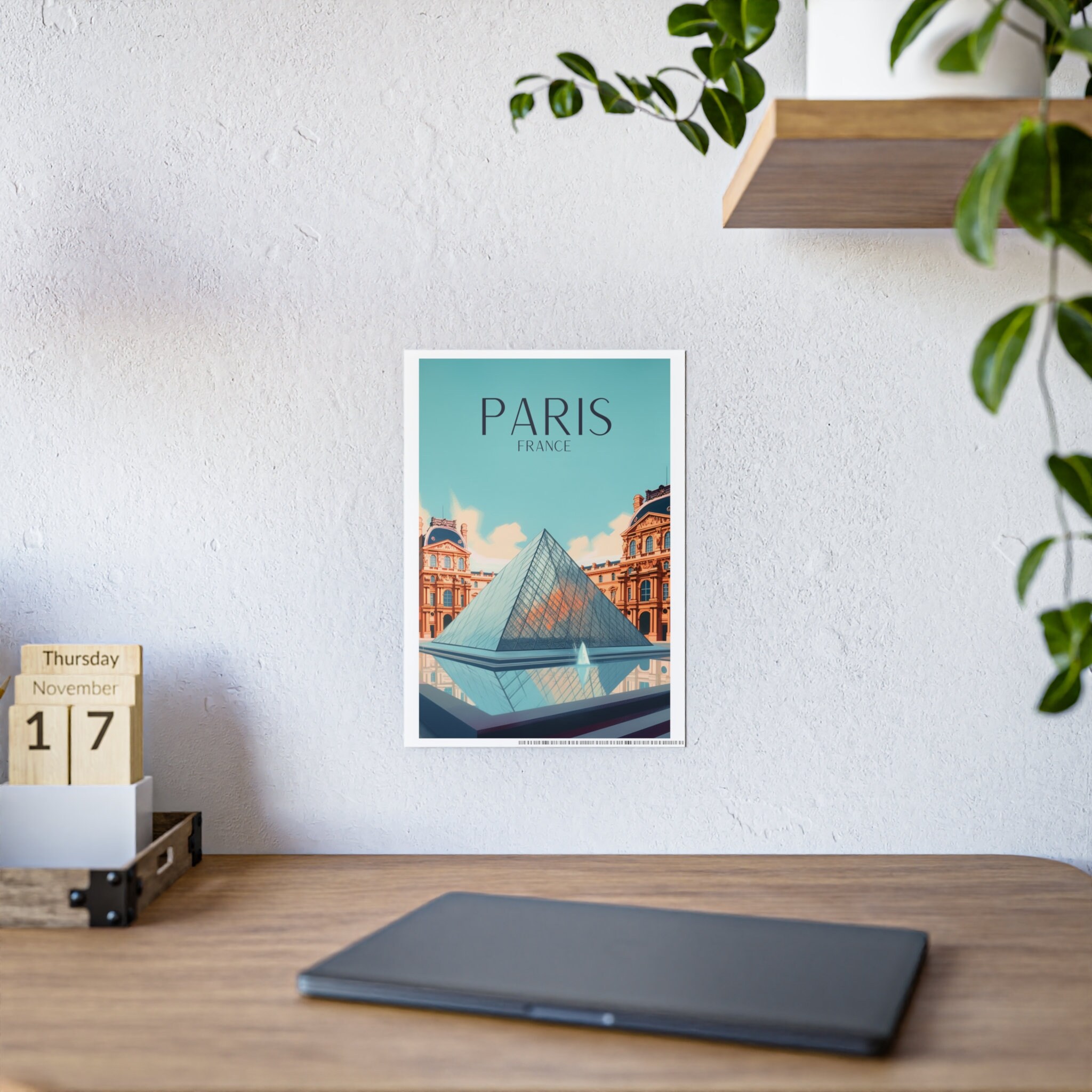 Louvre Travel Print Louvre Poster, Paris Print, France Print, Wall Art ...