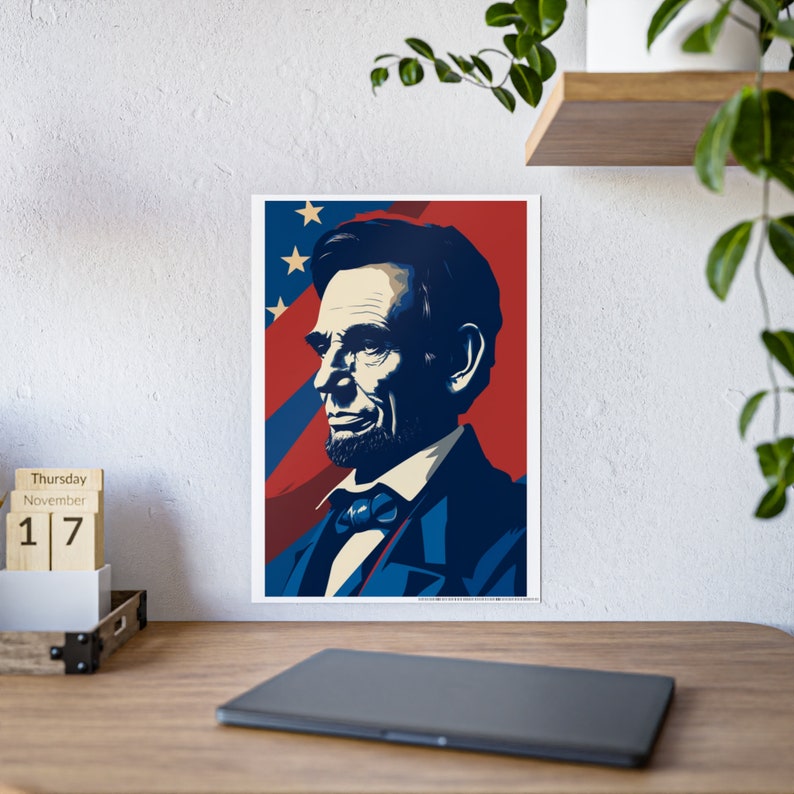 Abraham Lincoln Poster, Campaign Poster, Abraham Lincoln Art, Wall Art ...
