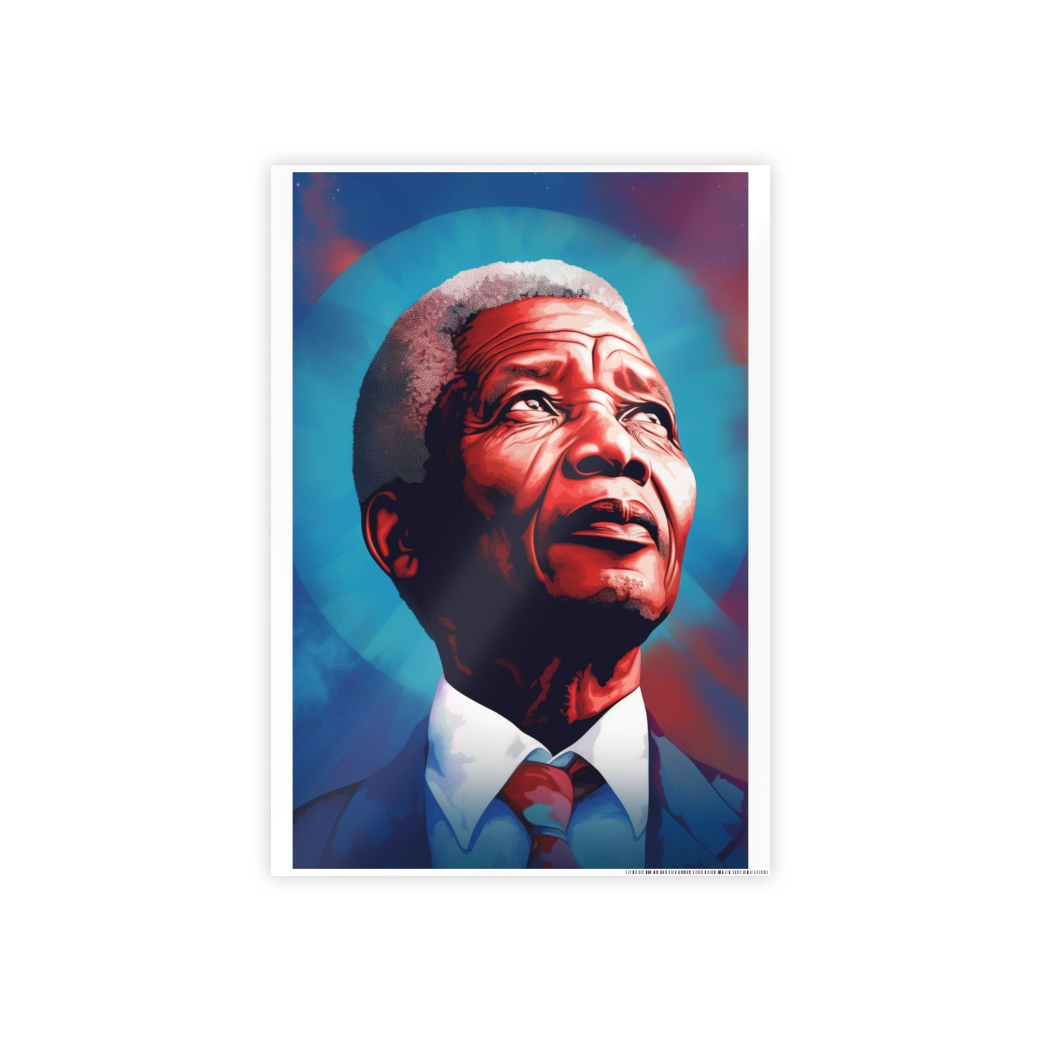 Nelson Mandela Poster - Nelson Mandela Wall Art, South Africa, Wedding ...