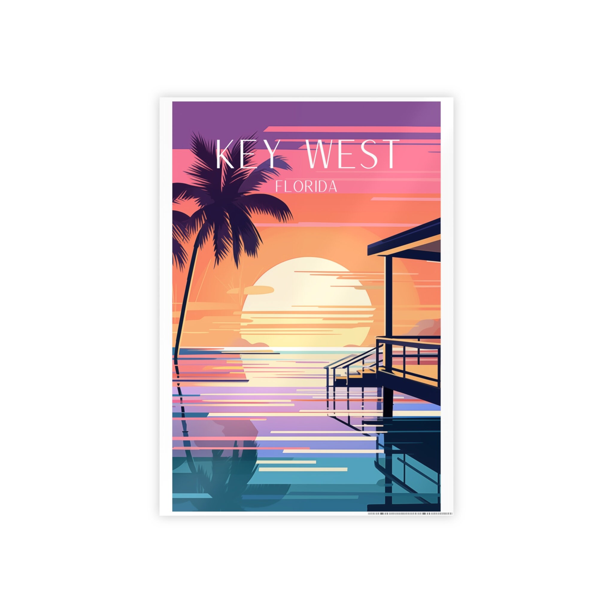 Key West Print - Key West Poster, Florida Print, Florida Keys Print ...