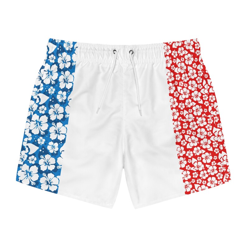 Hibiscus Swim Trunks - Etsy