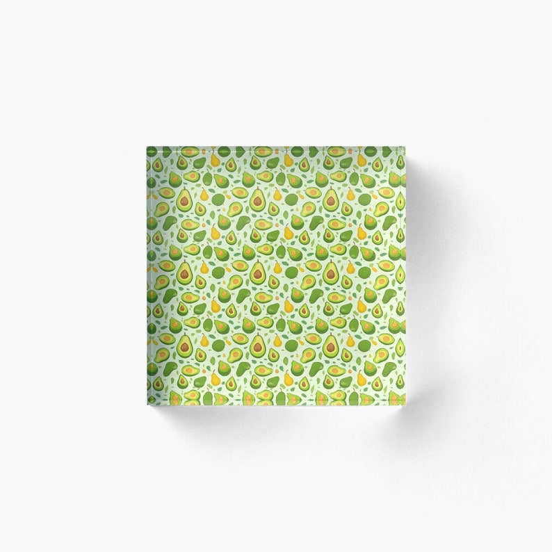 Seamless Colourful Avocado Digital Print Tropical Avocado Healthy Fruit ...