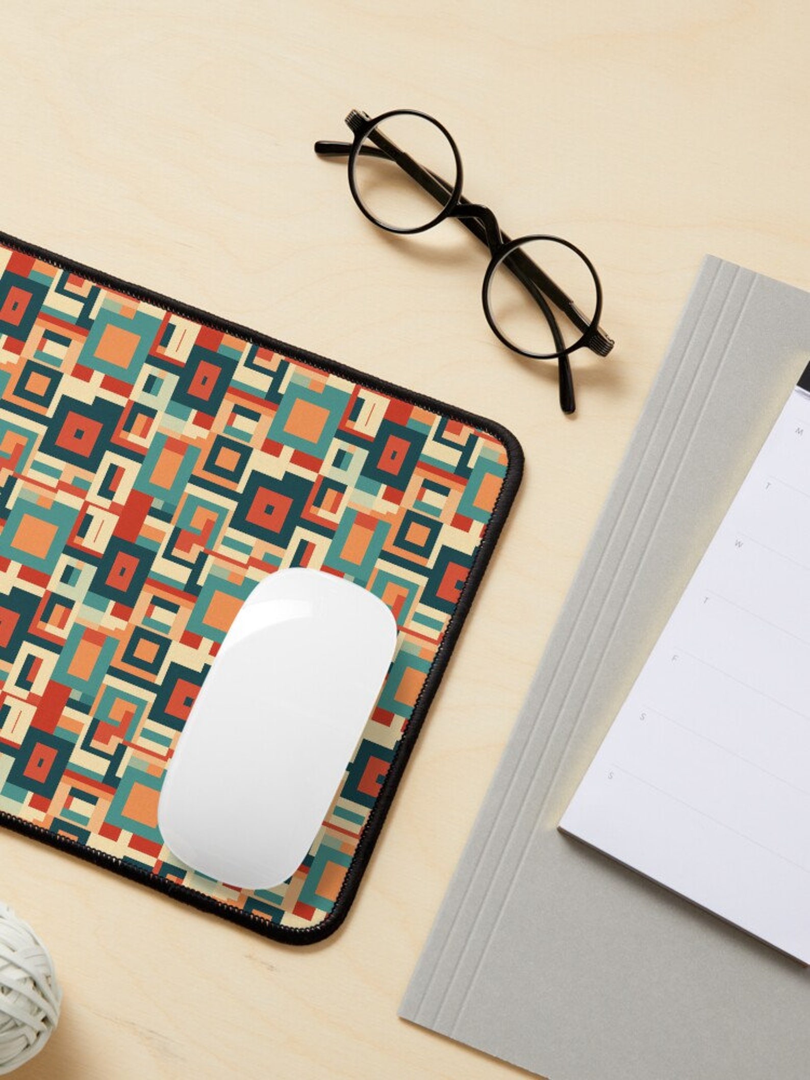 Digital Square Pattern Seamless Symmetrical Blocky Box Print ...