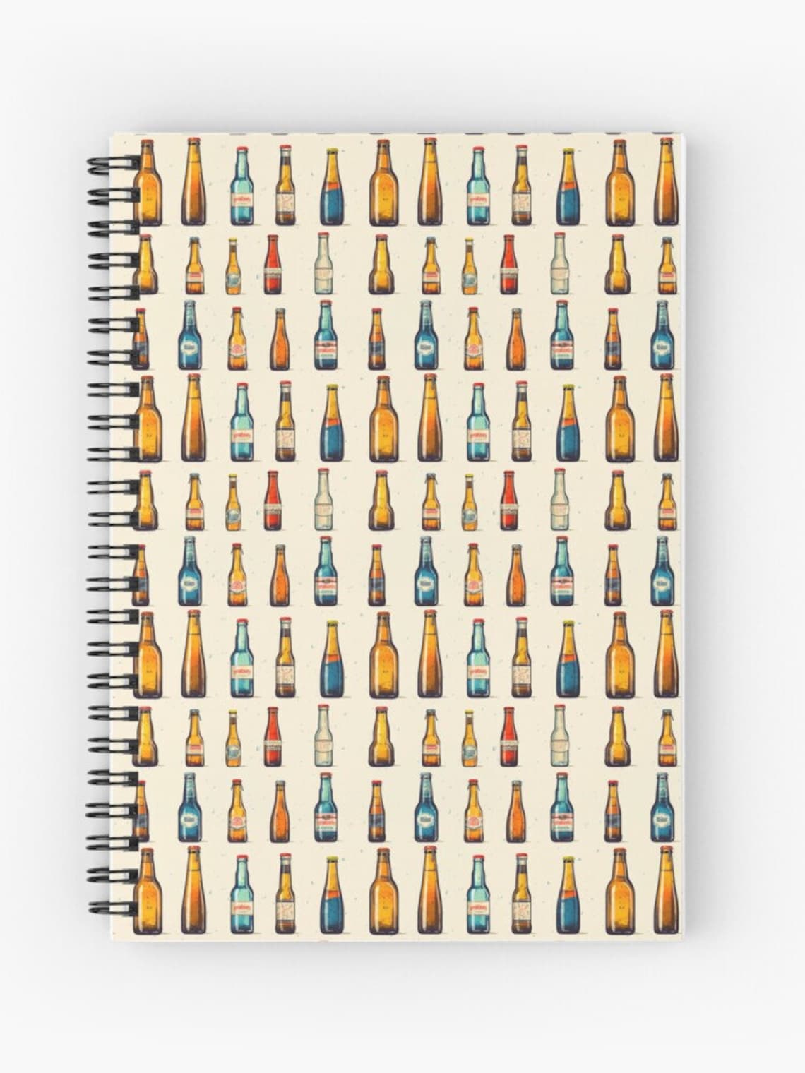 Refreshing Beer Bottles Digital Print Bubbly Beer Bottles Digital Paper ...