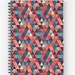 Colourful Repeating Triangle Pattern Seamless Angular Paper Print ...