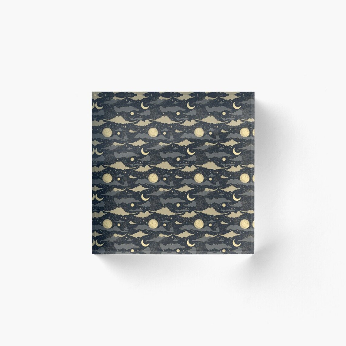 Celestial Moon-inspired Digital Paper Magical Crescent Moon Digital ...