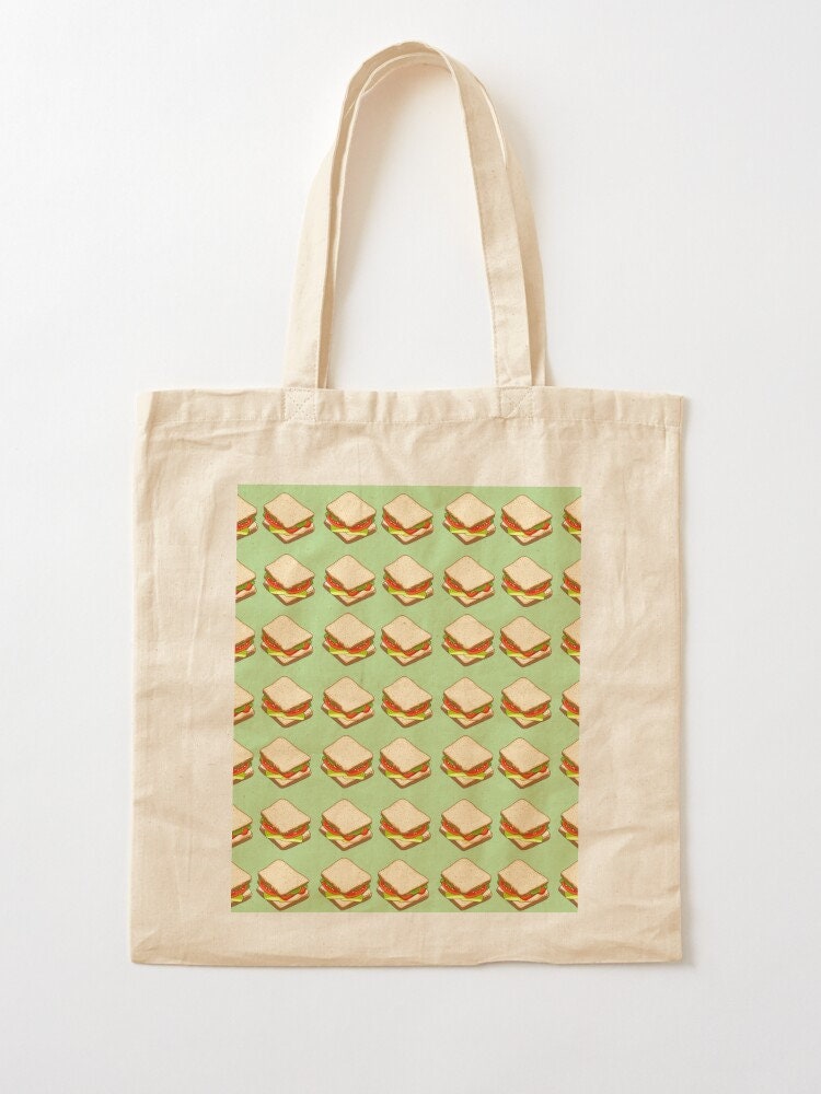 Lunch Sandwiches Digital Pattern: Tasty Sandwiches Digital Print ...