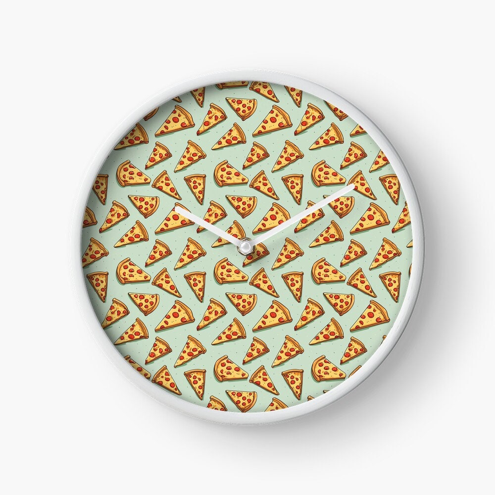 Pizza Theme Printable Pizza Design Pizza Slices Digital Pattern Digital ...