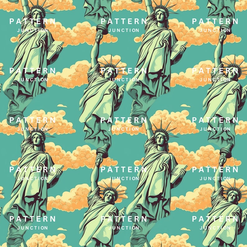 Iconic Statue of Liberty Digital Print Liberty-themed Statue of Liberty ...