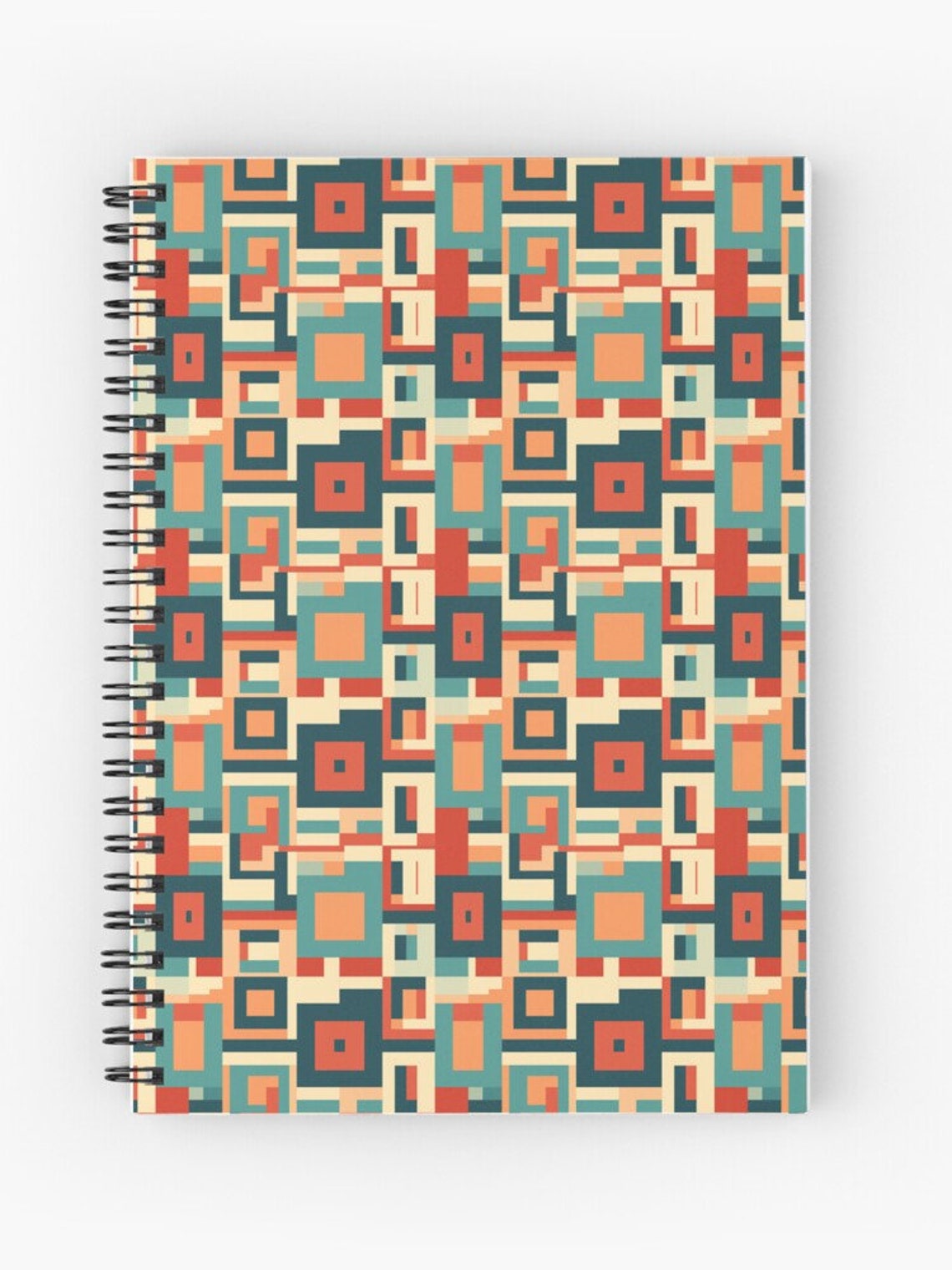 Digital Square Pattern Seamless Symmetrical Blocky Box Print ...