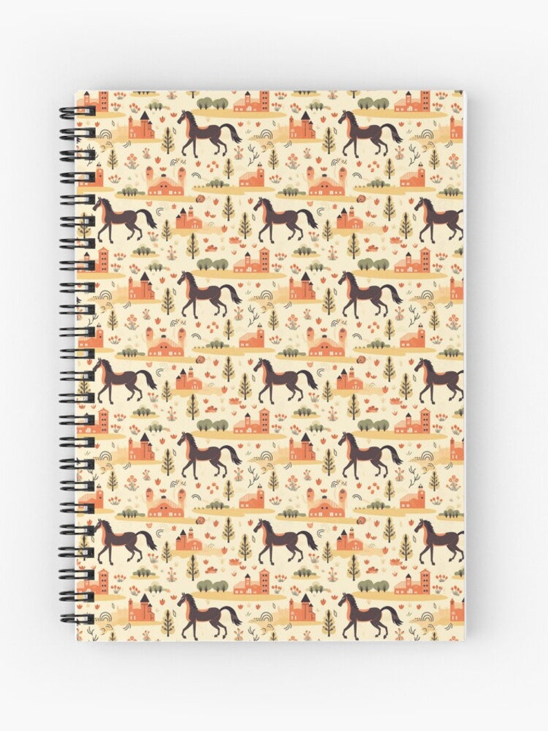 Free Spirited Horse Patterns: Seamless Digital Pattern With Flat ...
