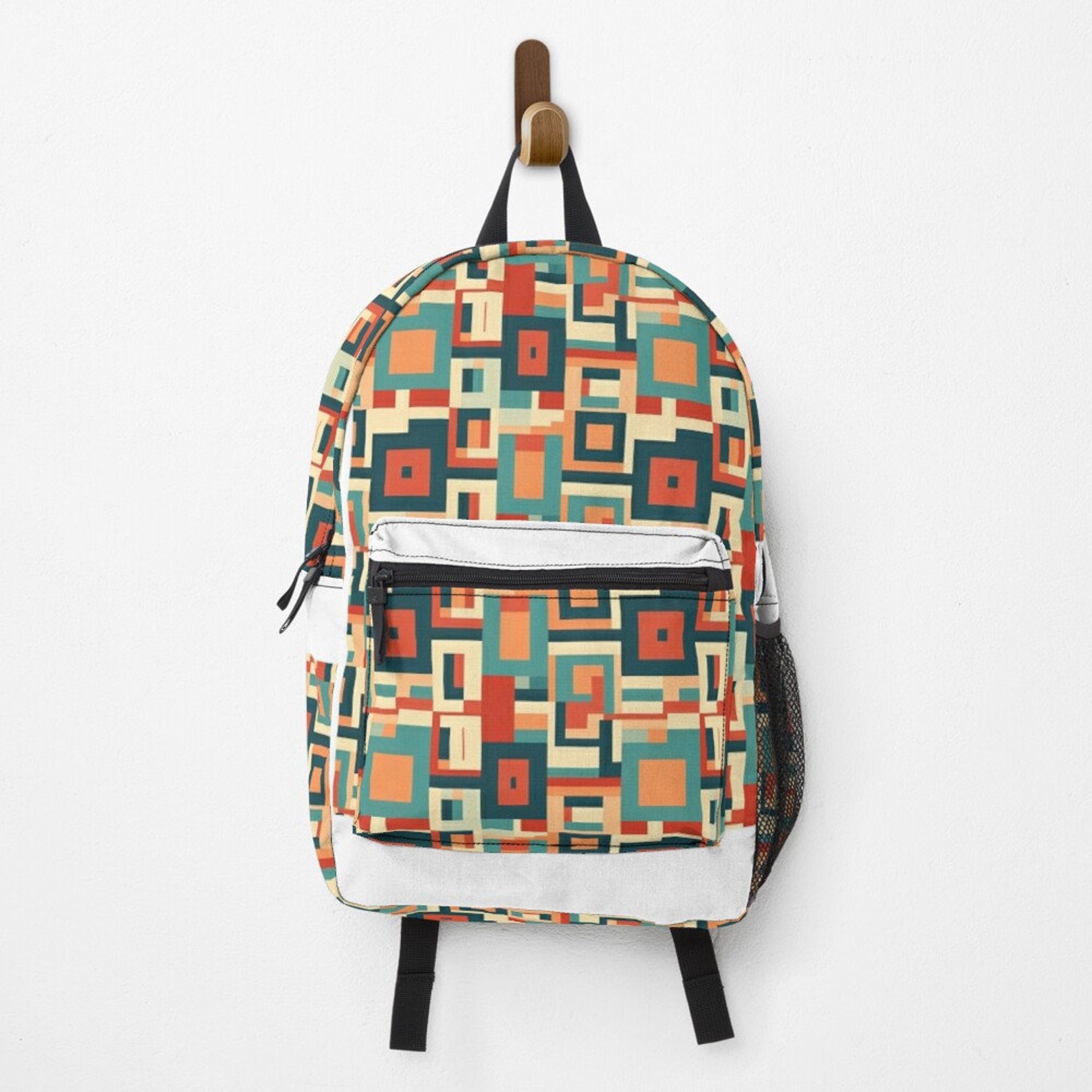 Digital Square Pattern Seamless Symmetrical Blocky Box Print ...