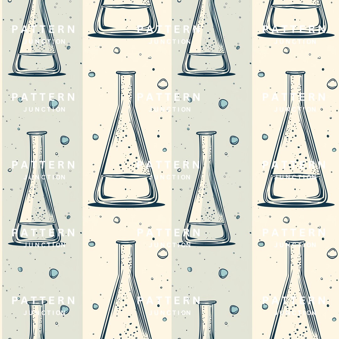 Symmetrical Erlenmeyer Flask Digital Pattern - Ideal for Scientific ...