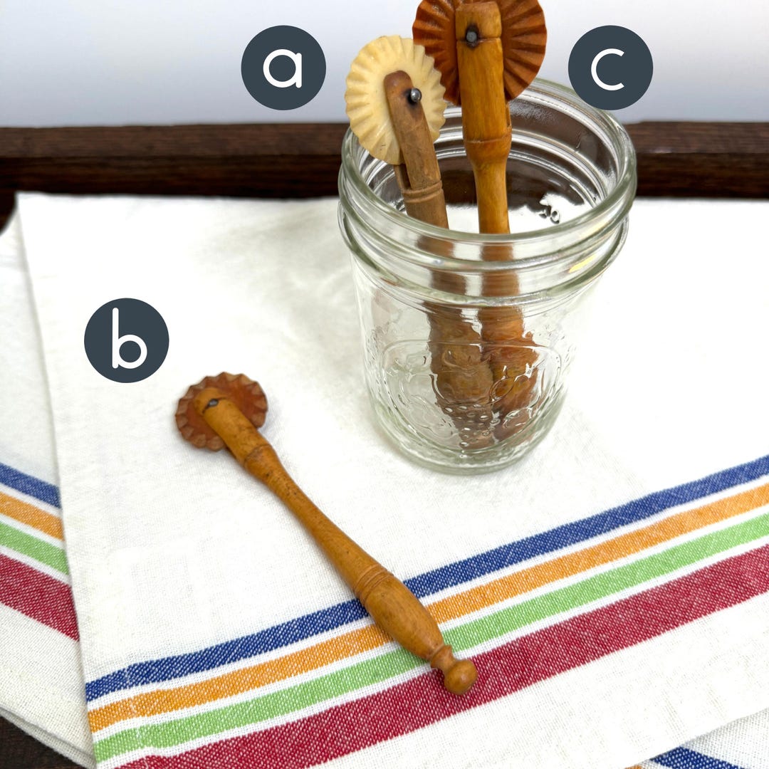 Antique 19th Century Pastry Wheel, Pastry Crimper, Antique Pastry ...