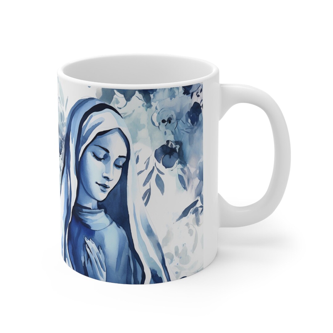 Miraculous Mary Prayer Mug Catholic Prayer Gift Mug Mary Gift for Mom ...