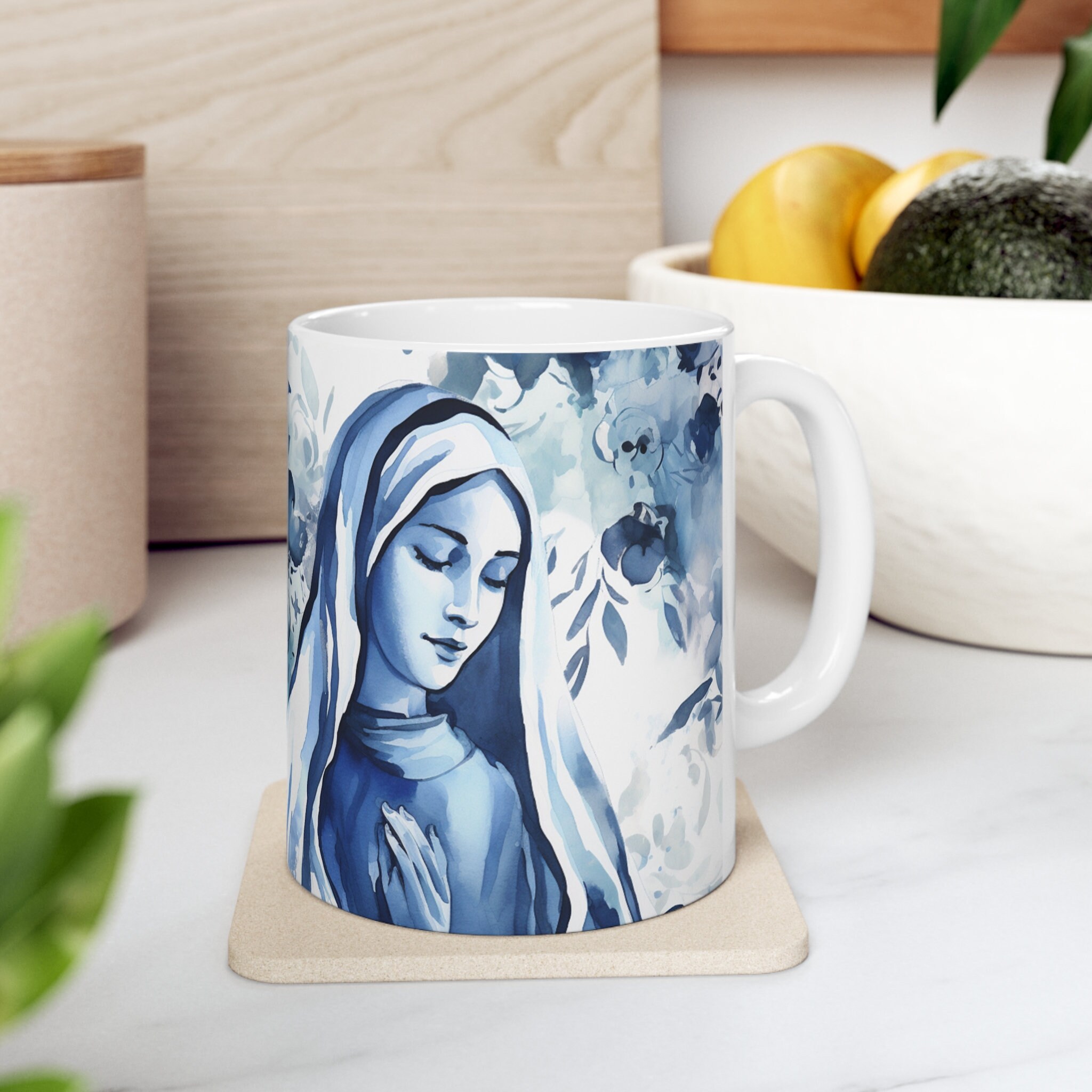Miraculous Mary Prayer Mug Catholic Prayer Gift Mug Mary Gift for Mom ...