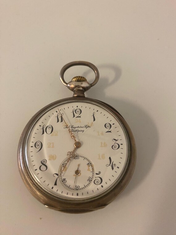 Vintage silver Zenith Swiss Pocket Watch hallmarked … - Gem