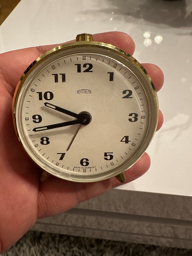 Antique Germany Alarm Clock Art Deco Emes Table Desk Alarm Clock - Etsy