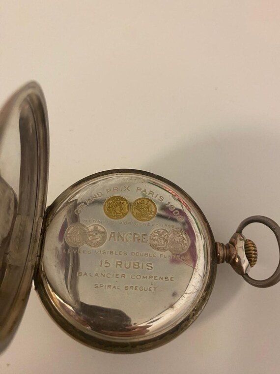 Vintage silver Zenith Swiss Pocket Watch hallmarked … - Gem