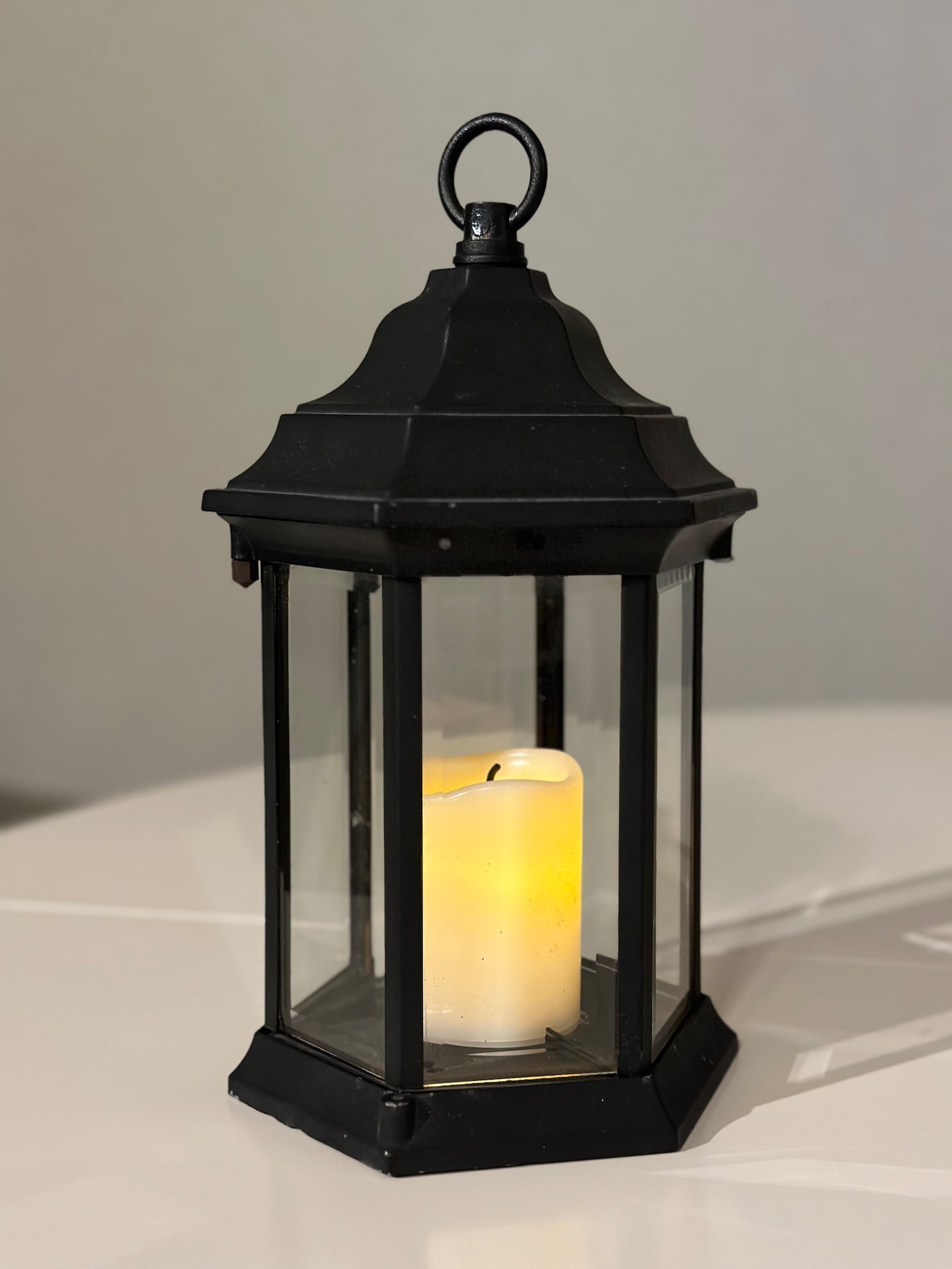 Lantern With Twilight Sensor Black Custom Lantern/memorial Gift ...