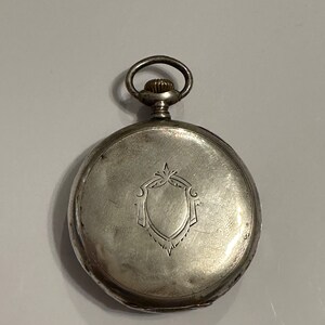 Vintage Swiss Pocket Watch, 1920s Simon P.W.C, Silver,by Perfecta ...