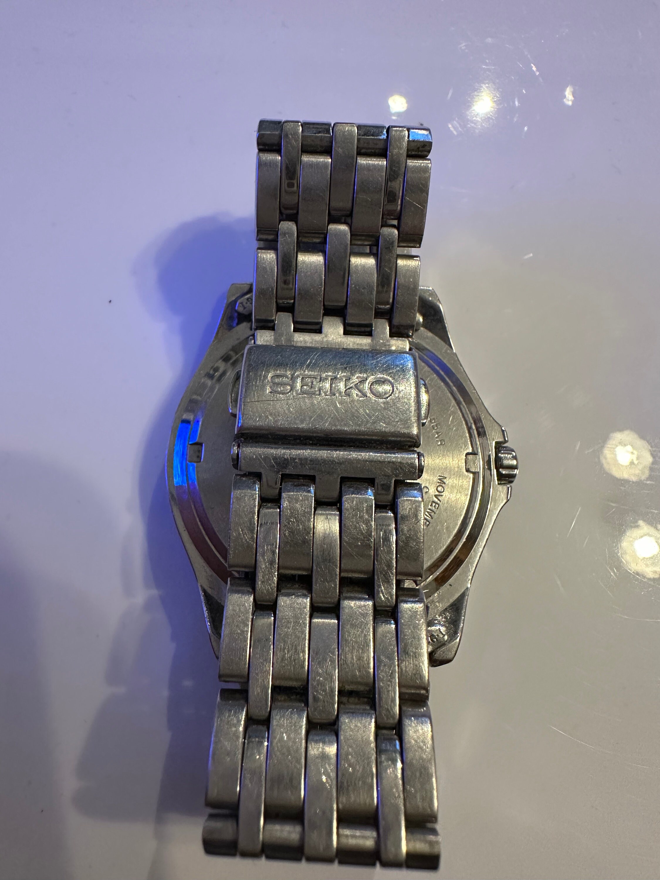 Vintage Seiko Analog Day Date Watch With Original Bracelet - Etsy