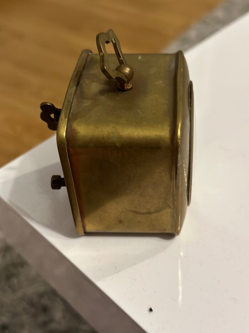 Antique Tiny Clock, Alarm-clock, Miniature Carriage Clock, Antique ...