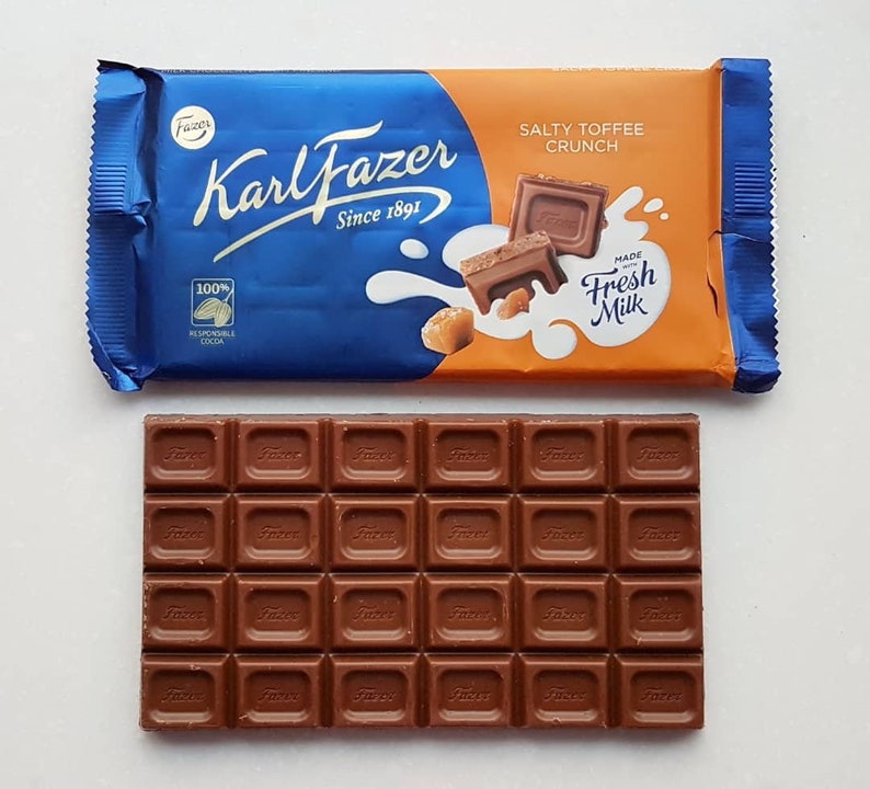 Karl Fazer Chocolate Bars - Etsy