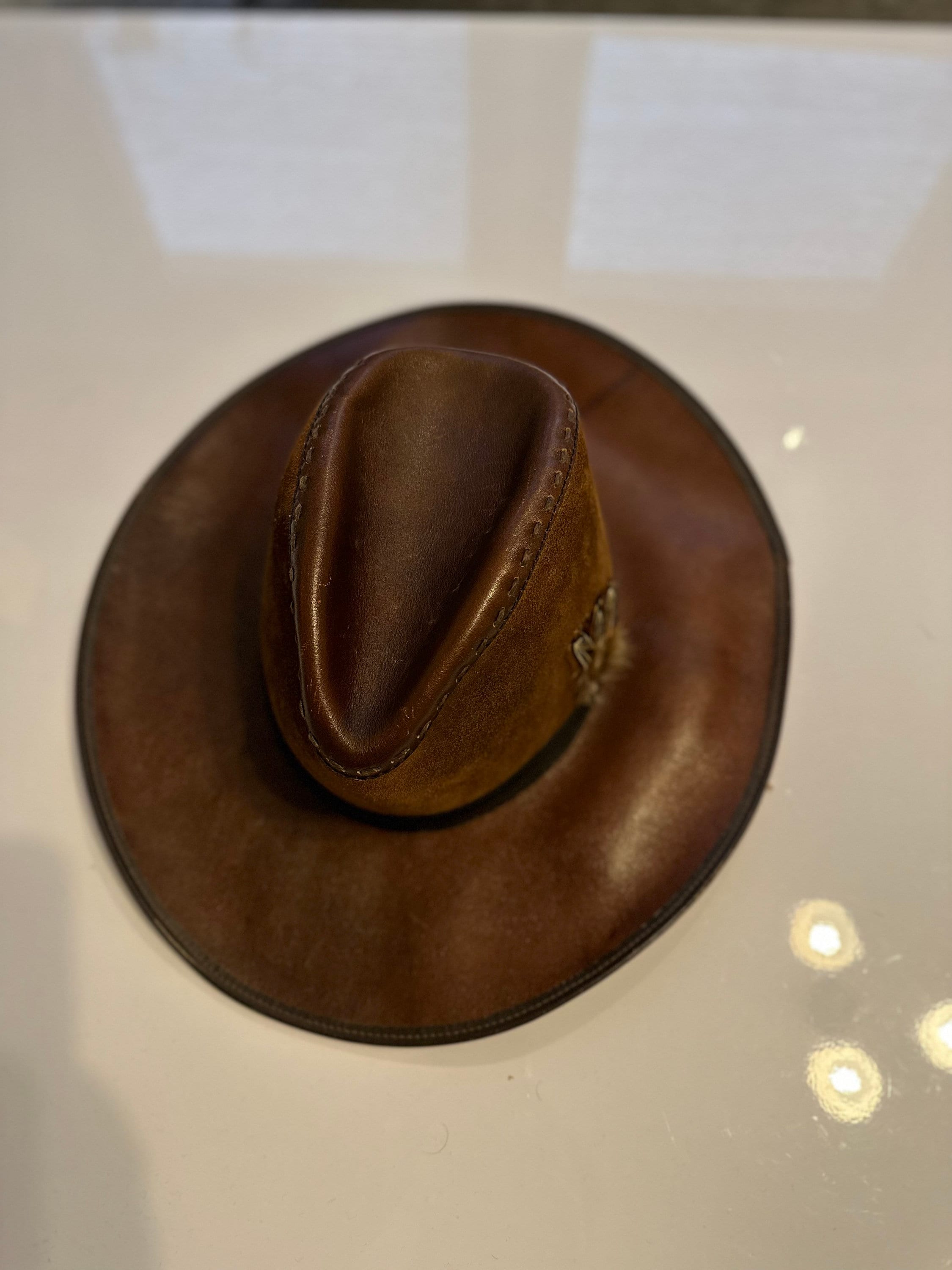 Cowboy Hat by Browada Leathers Hand Made San Francisco With - Etsy