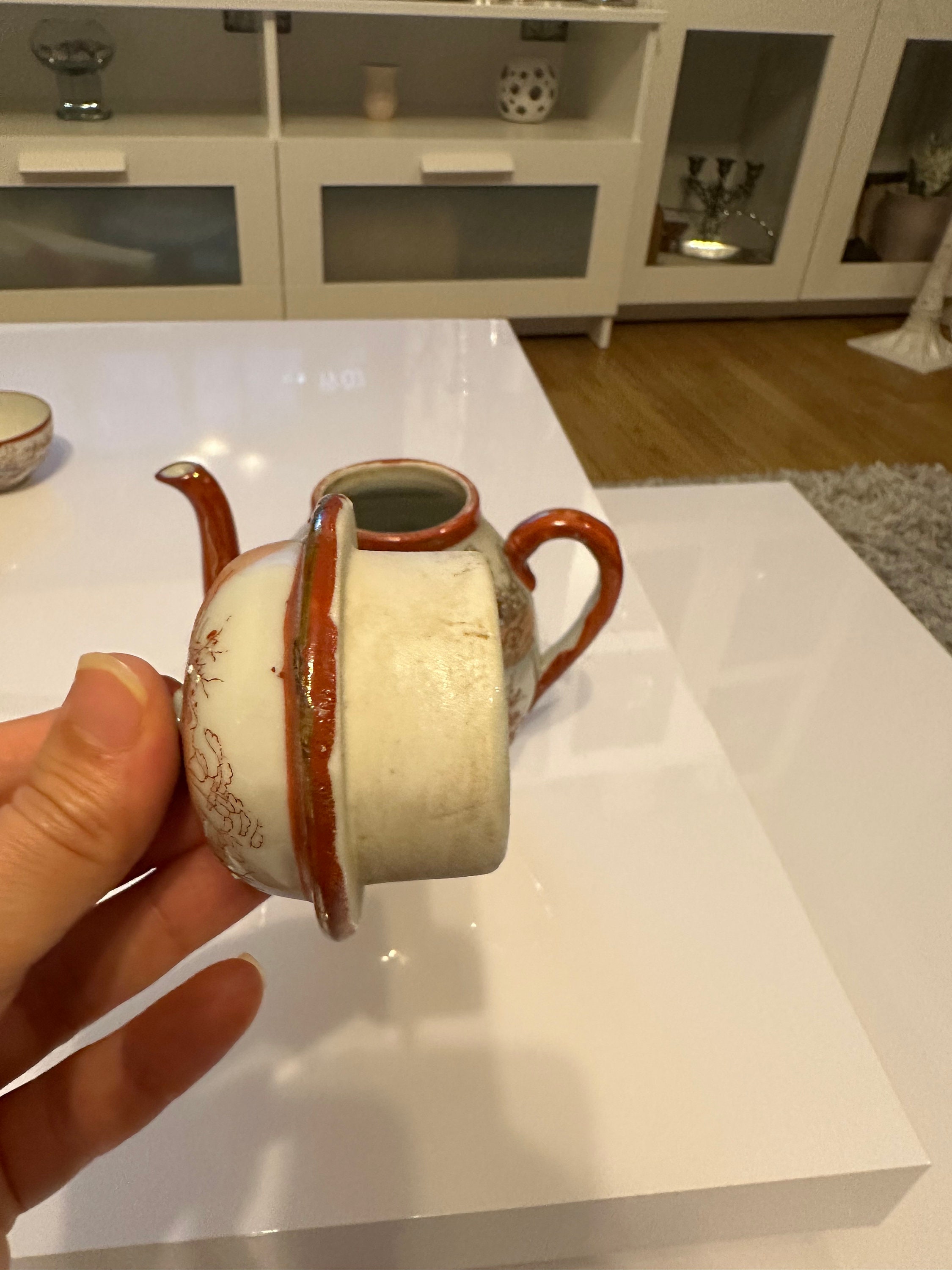 Antique Satsuma Tea Set , Hand Painted Japanese, Eggshell Porcelain - Etsy