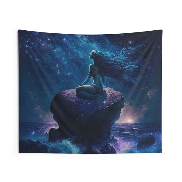 Mermaid Tapestry - Etsy
