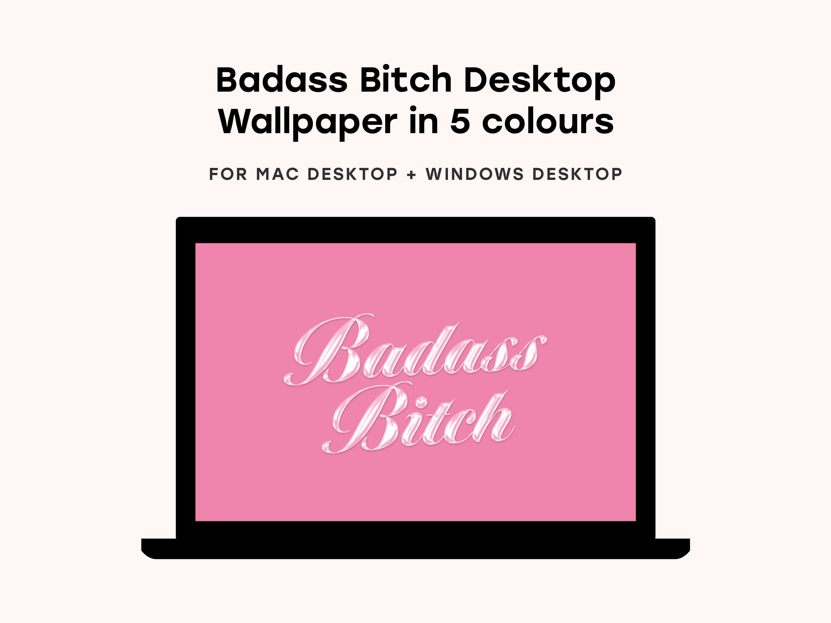 Laptop Wallpaper Background Bad Bitch Energy Macbook Instant Download