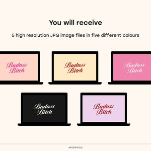 Laptop Wallpaper Background Bad Bitch Energy MacBook Instant Download ...