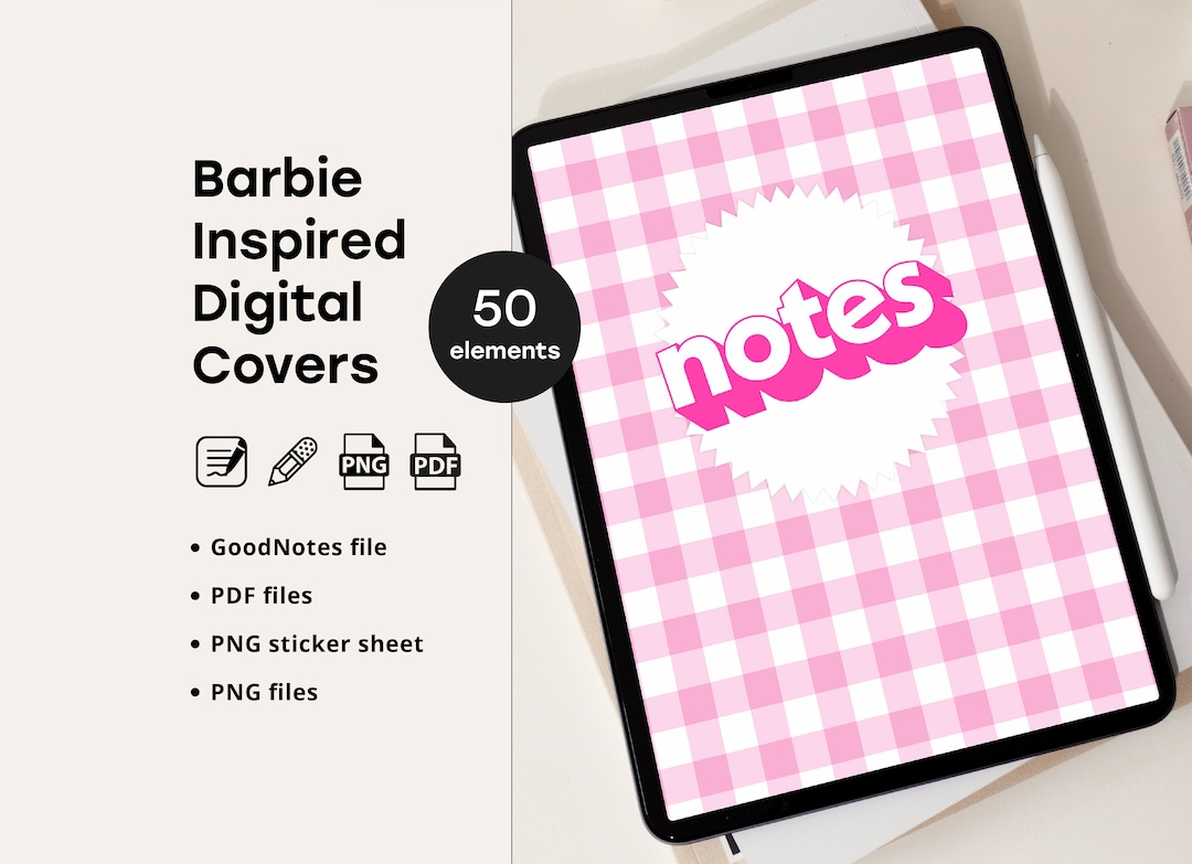 18 Pink Digital Planner Covers Digital Notebook Cover, Goodnotes Cover ...