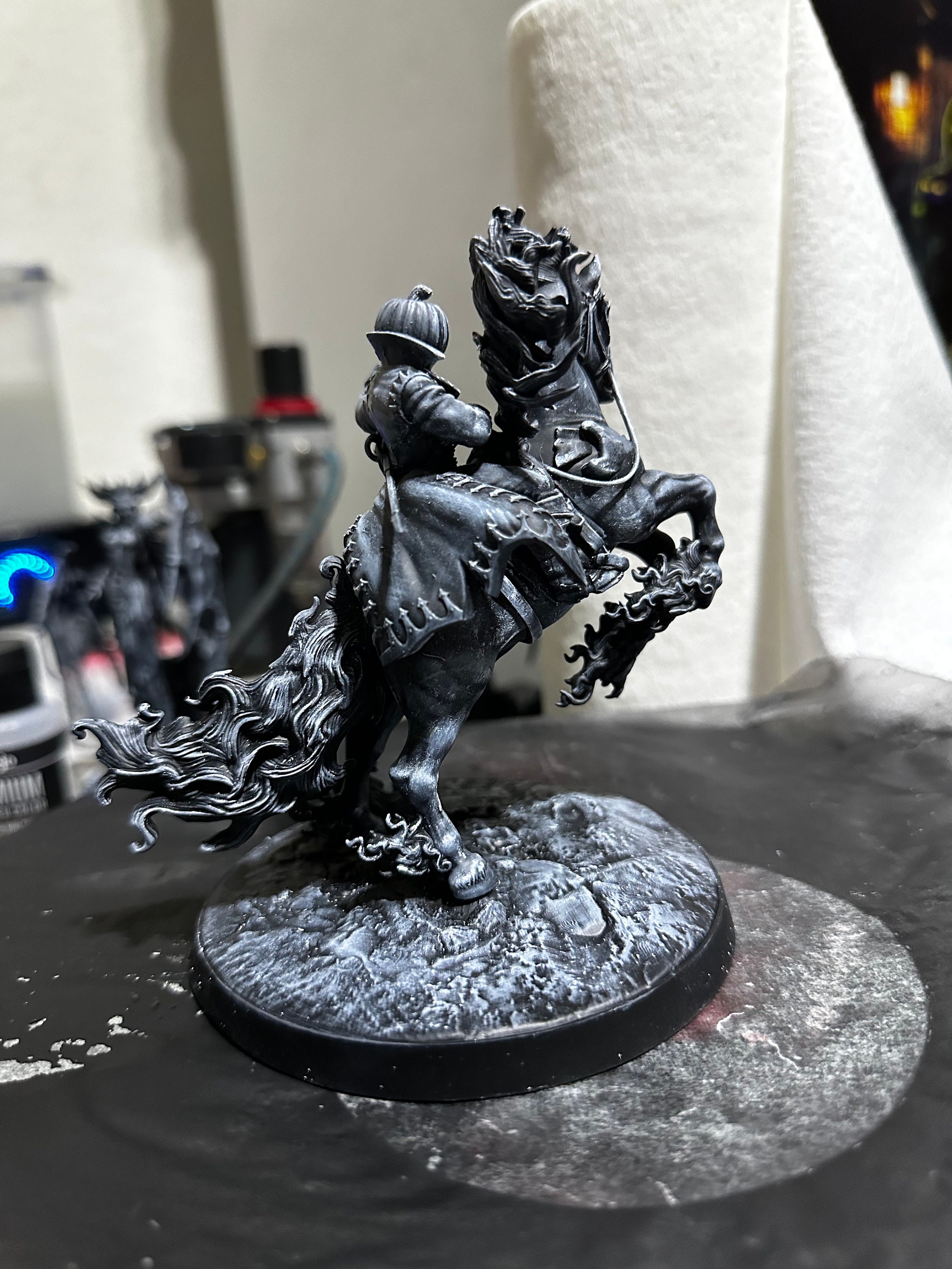 Headless Horseman Statue 5 Inch - Etsy