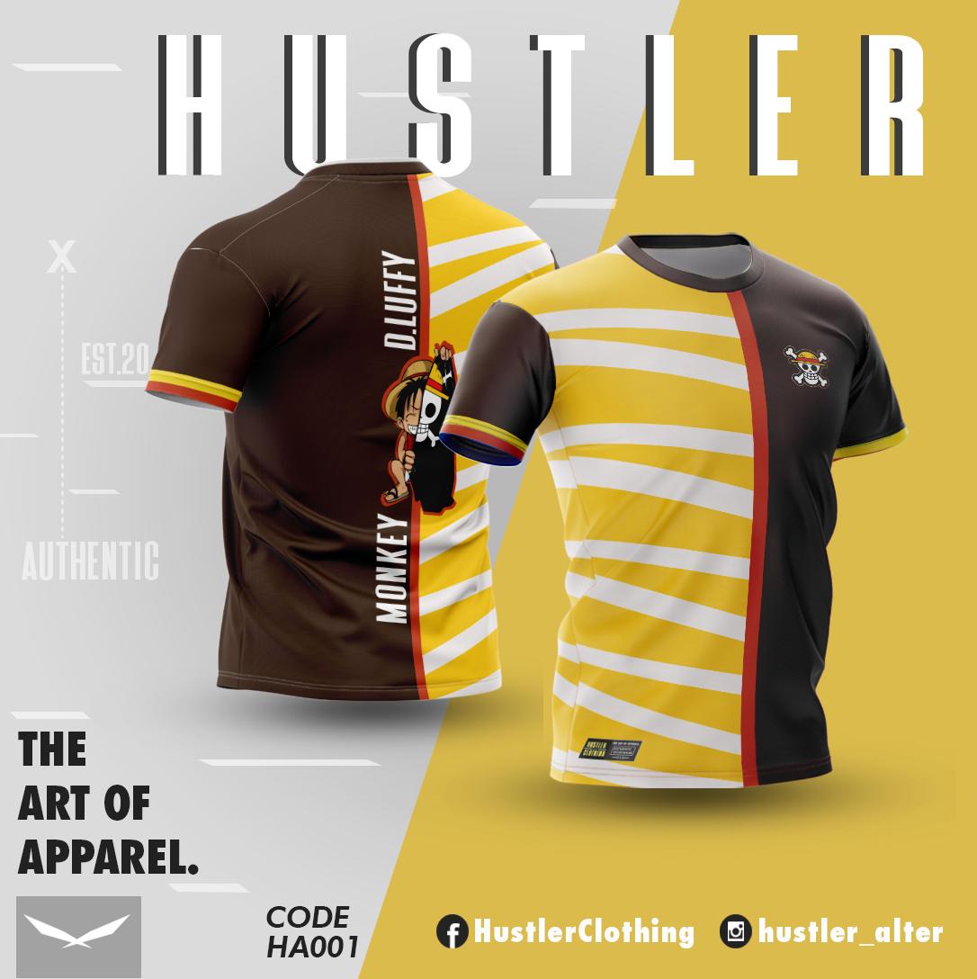 Editable Jersey Template | Luffy Anime | AI + PNG | Sublimation Ready ...
