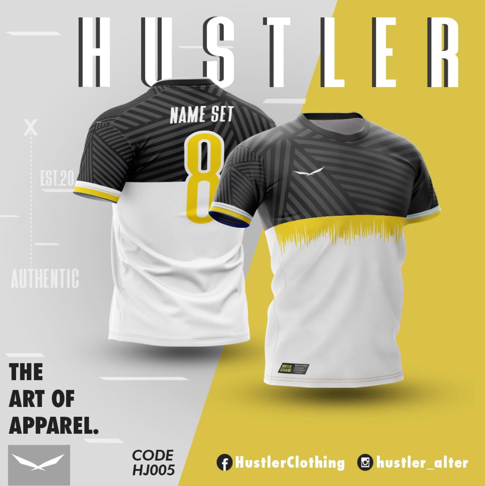 Editable Jersey Template | Yellow Nike | AI + PNG | Sublimation Ready ...