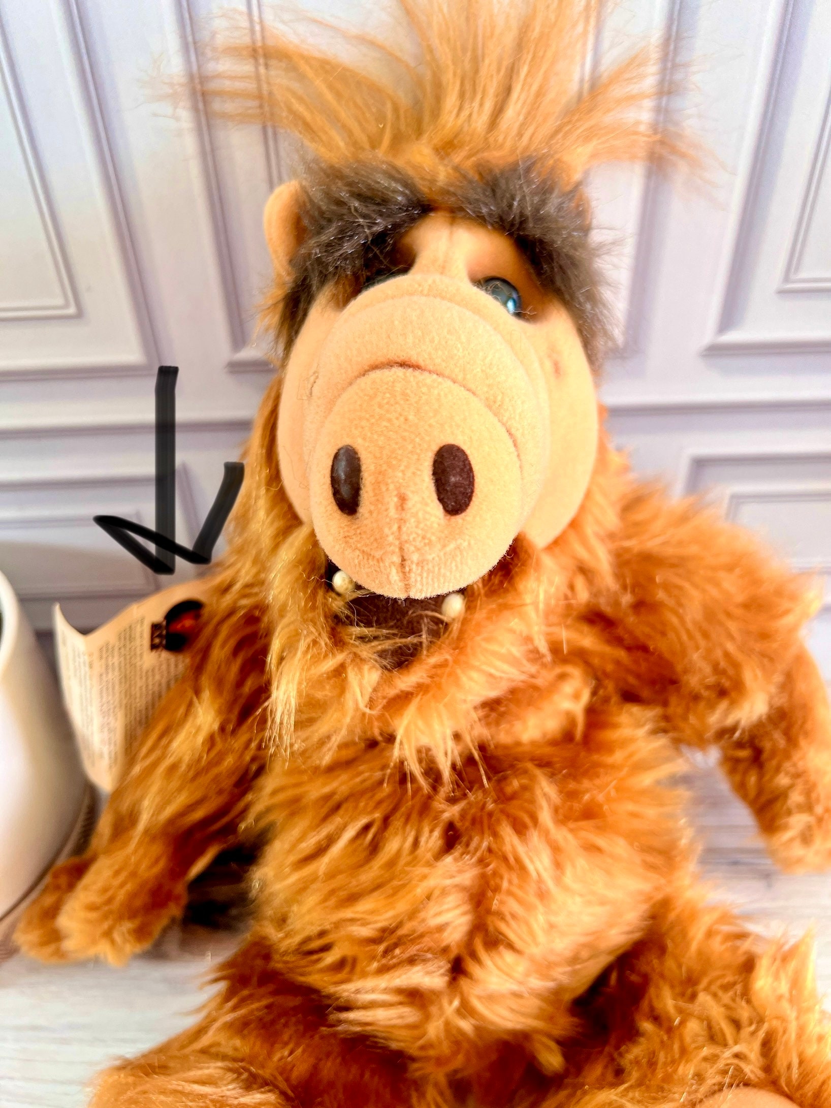 Vintage Alf Plush Toy 1986 Coleco Non Talking Alein Alf With Original ...