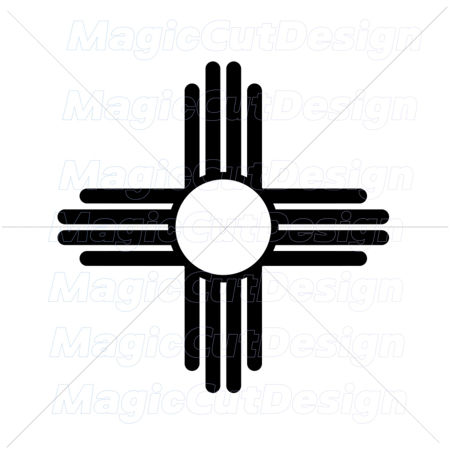 Zia Symbol SVG, Mexico Digital SVG, Digital Download, Southwest Symbol ...