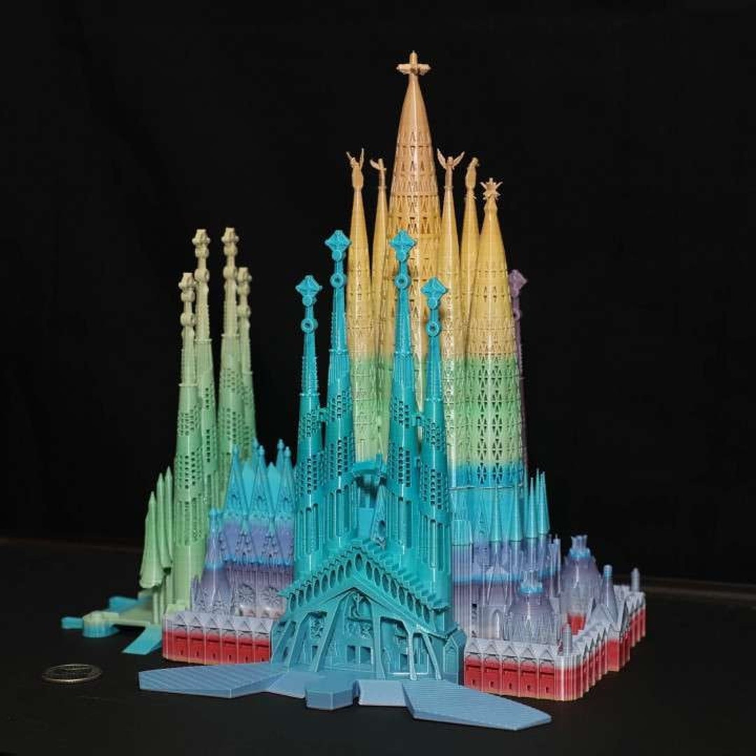 Spain Barcelona STL Model STL File 3D Printable Model - Etsy