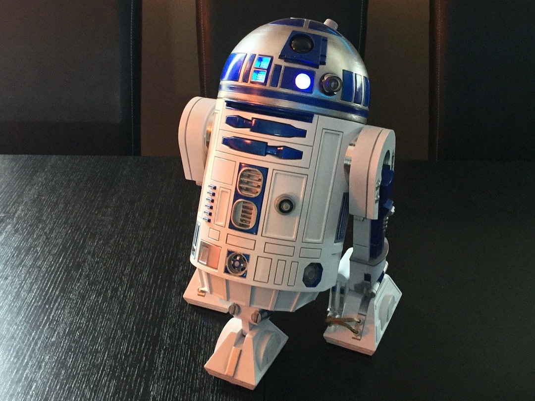 White R2D2 STL Model STL File 3D Printable Model - Etsy