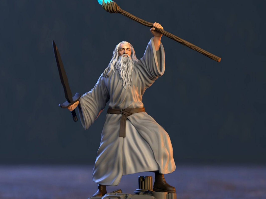 Gandalf STL Model STL File 3D Printable Model - Etsy