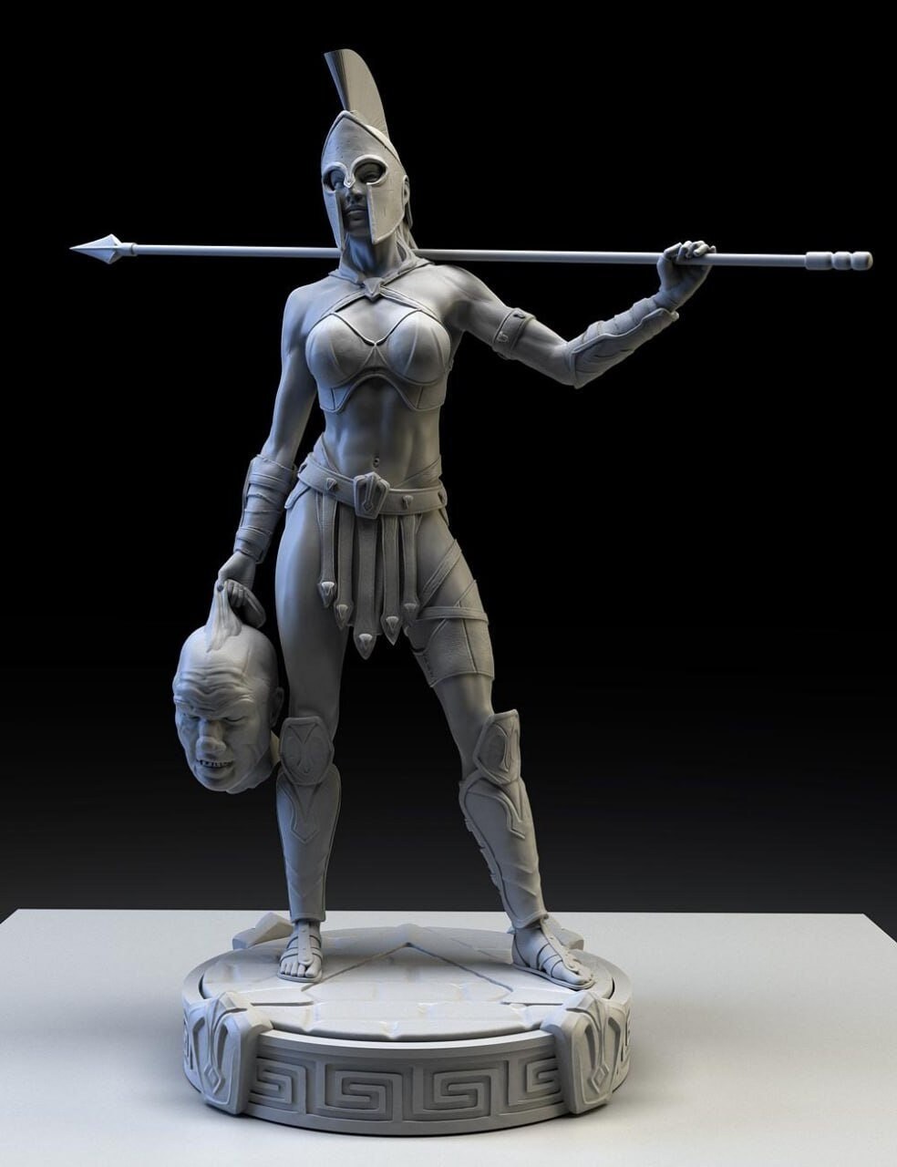 Warior Girl Leonis STL Model STL File 3D Printable Model - Etsy