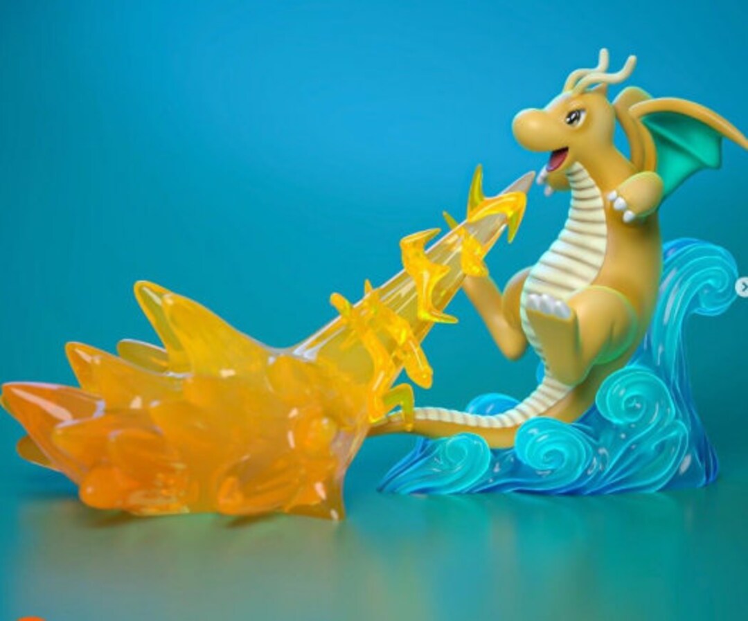 Dragonite Attack STL Model STL File 3D Printable Model - Etsy